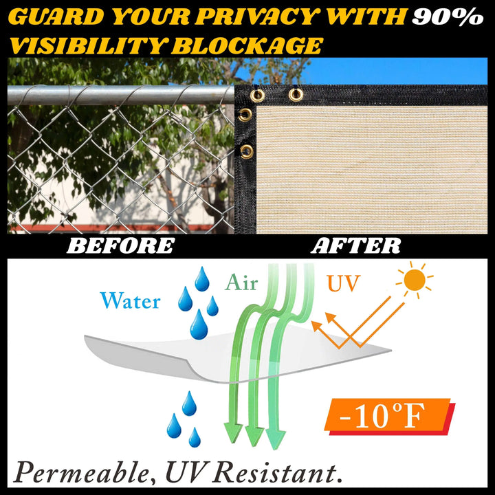 Shop Custom Fence Privacy Screen at Royal Shade USA | Royal Shade USA