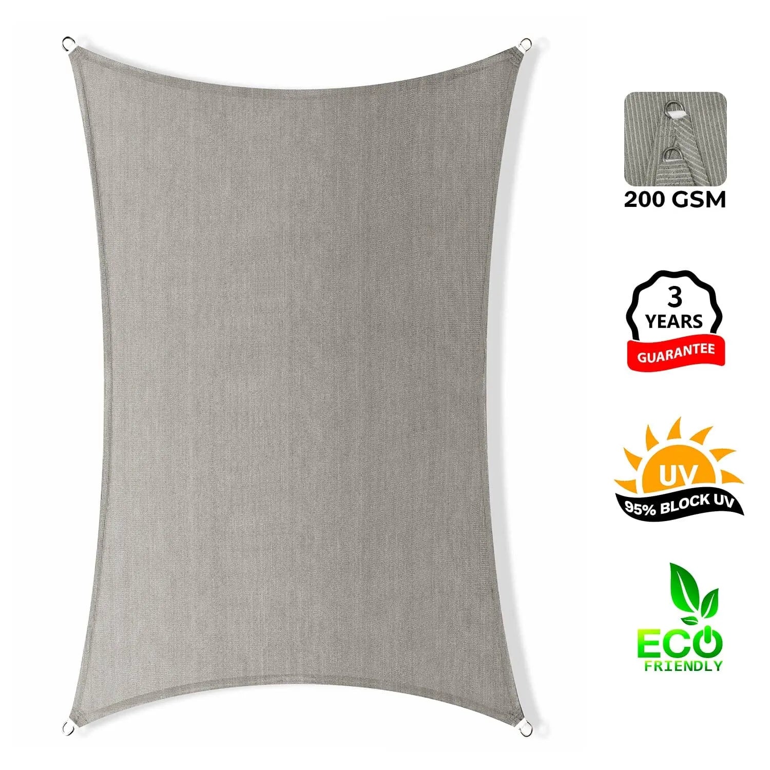 Rectangle Sun Shade Sails Canopy | Royal Shade USA