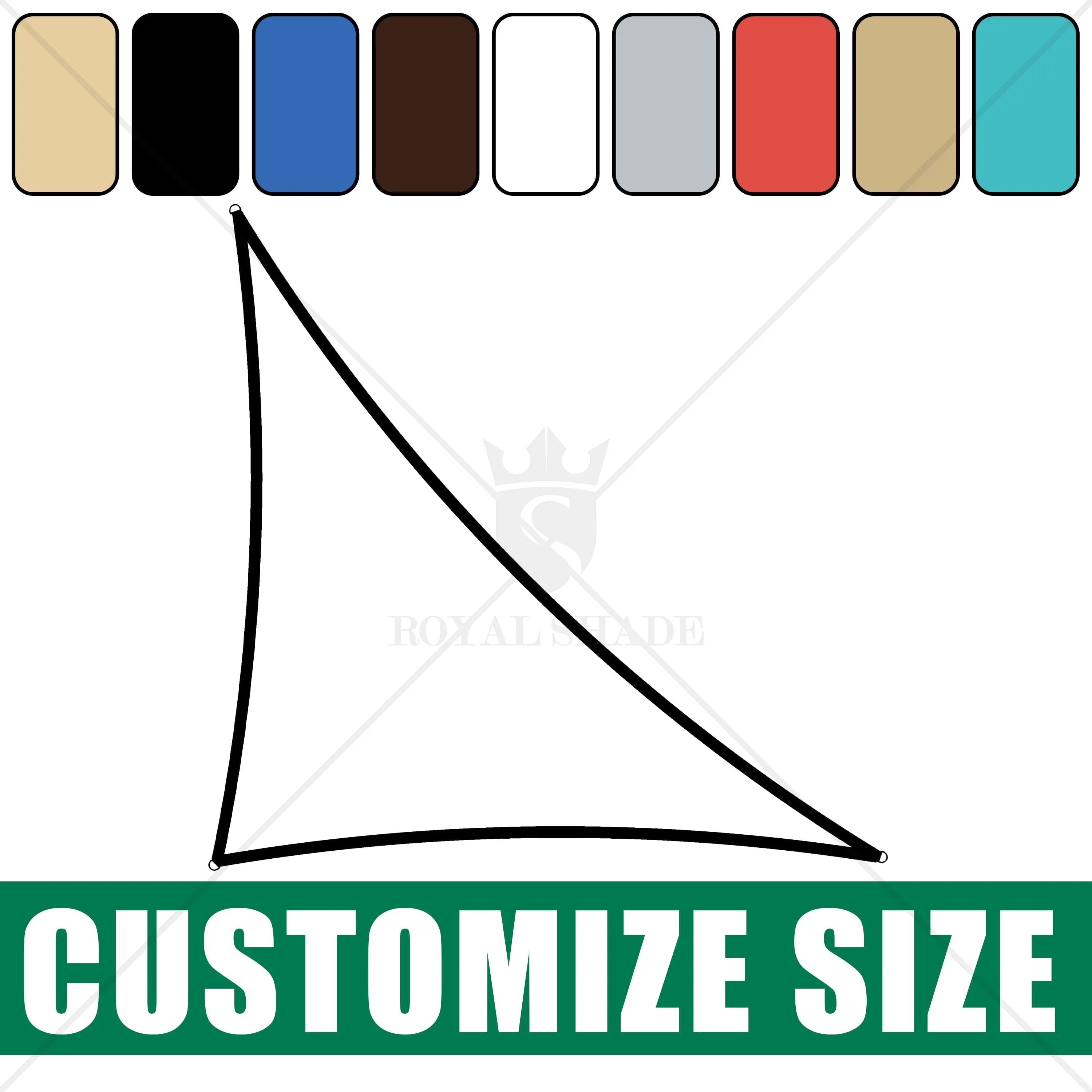 Right Triangle Shade Sail - Perfect Outdoor Canopy – Royal Shade USA