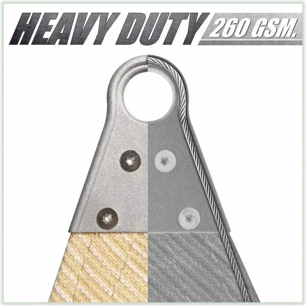 Triangle Super Ring Sun Shade Sail – UV Protection – Royal Shade USA