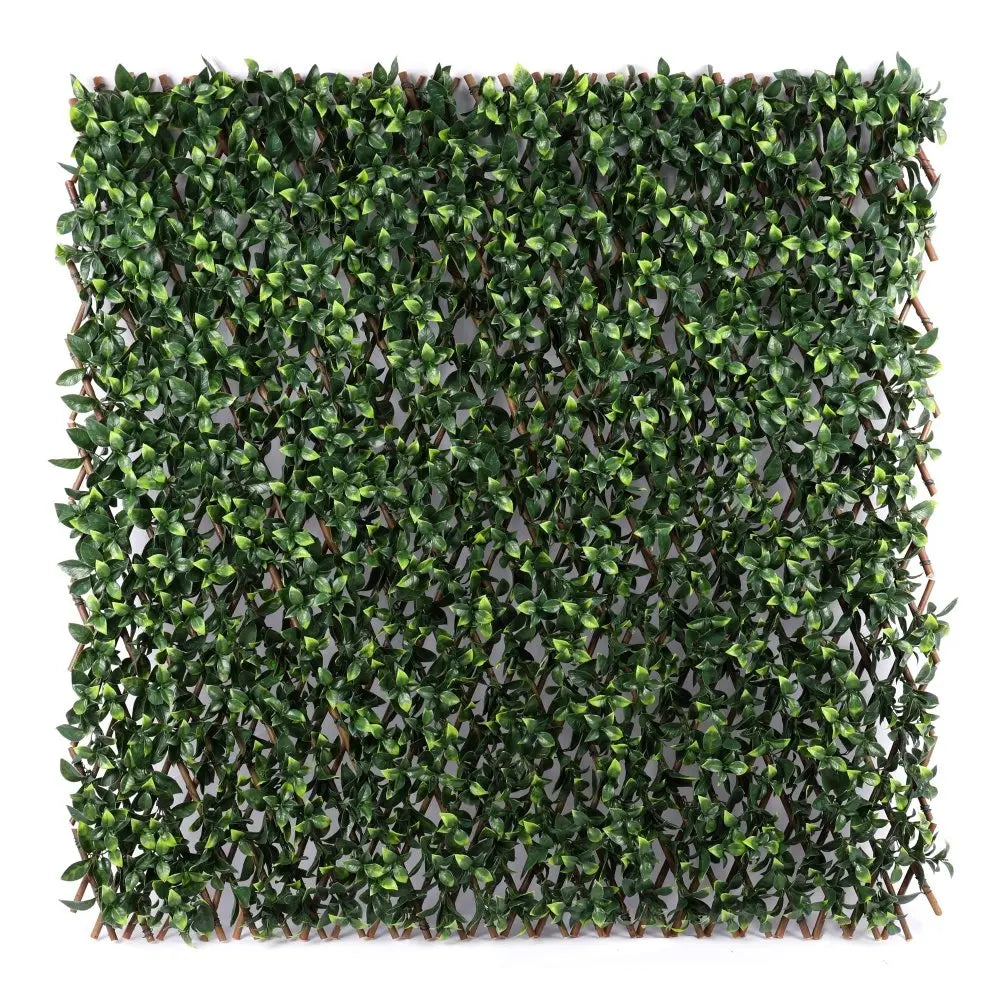 Boxwood Retractable Artificial Ivy Trellis Fence Screen - Enhance Your ...