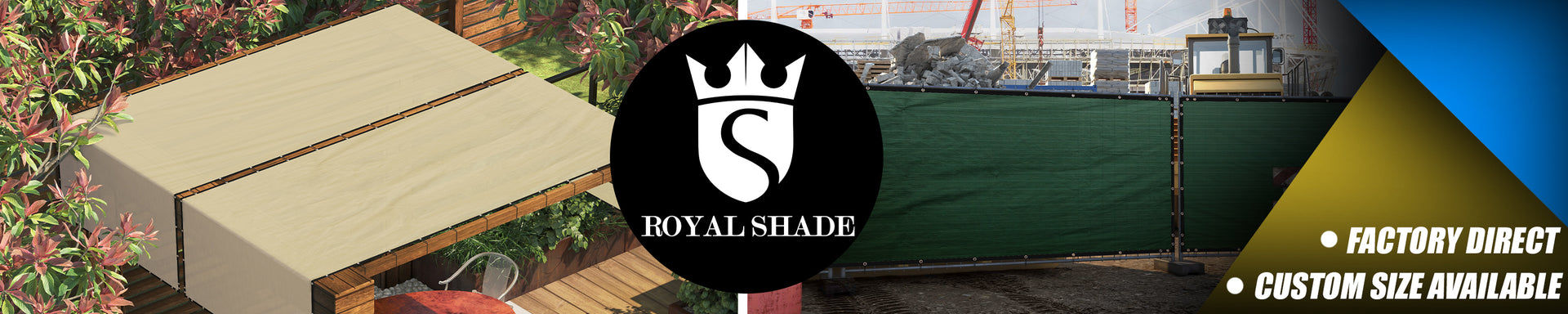 Royal Shade | Sun Shade Sails | Custom Sizes|Fence Screen – Royal Shade USA