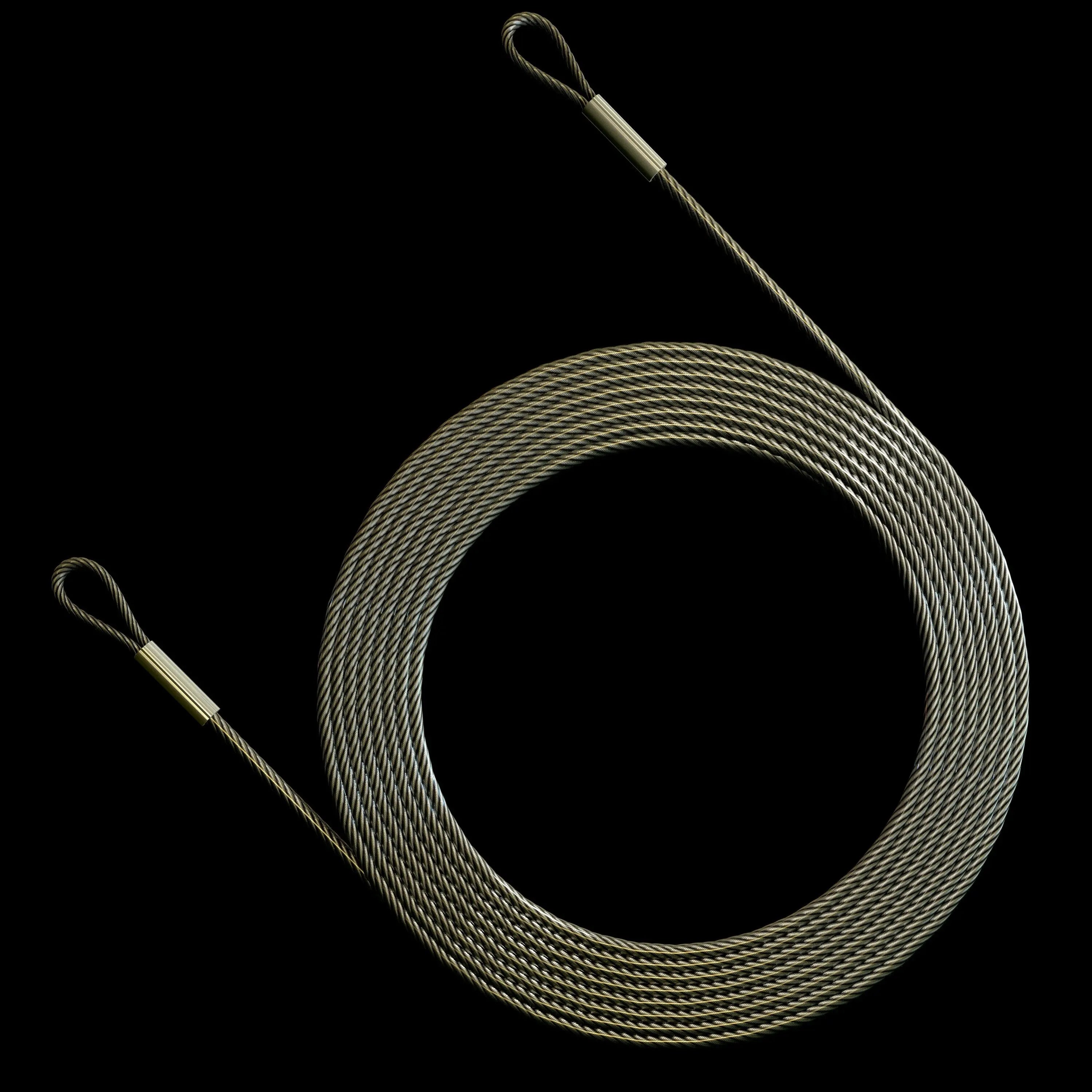 PVC Coated Stainless Steel Metal Wire Cable Ropes Set – Royal Shade USA