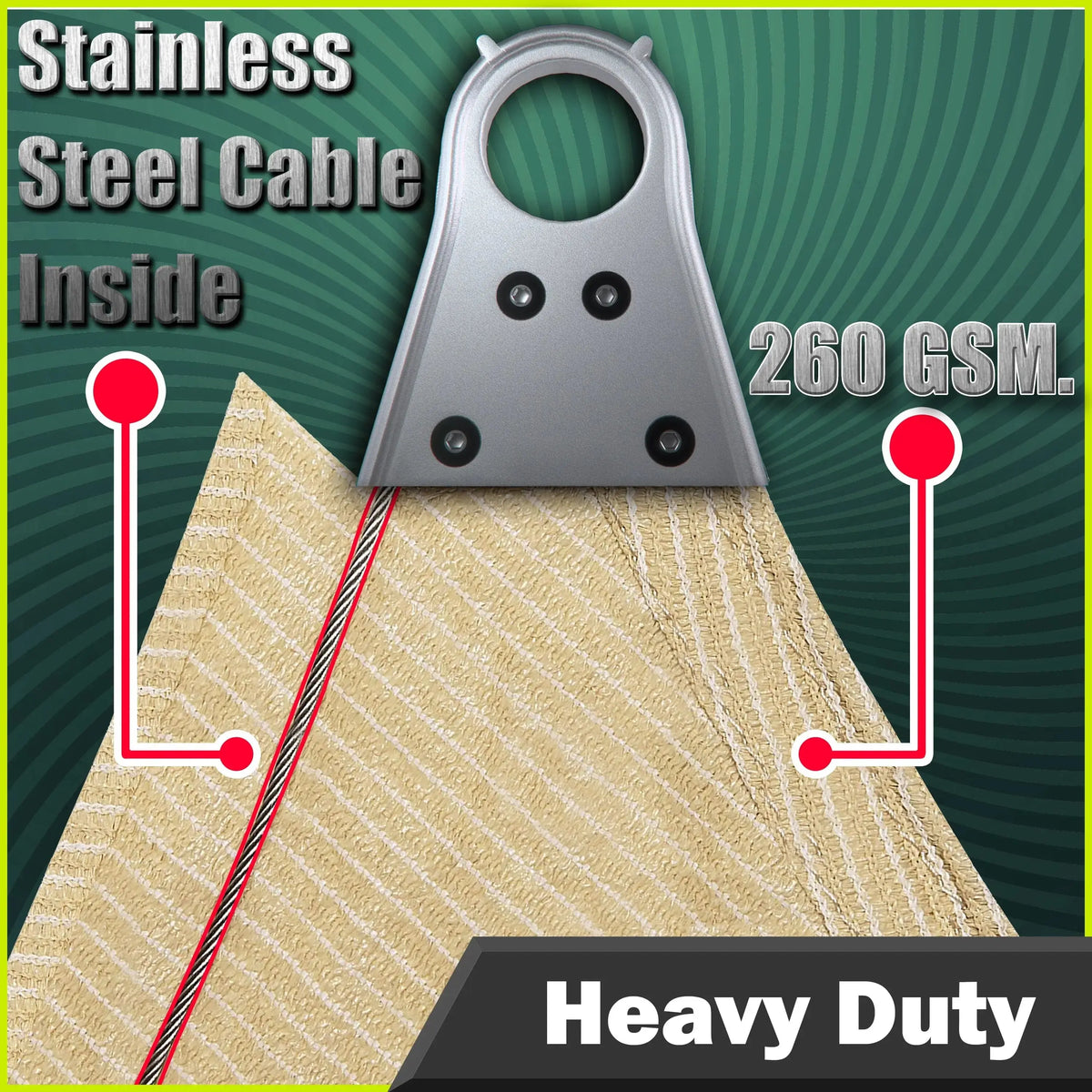 [CUSTOM] Heavy Duty Rectangle Industrial Grade Sun Shade Sail – Royal ...