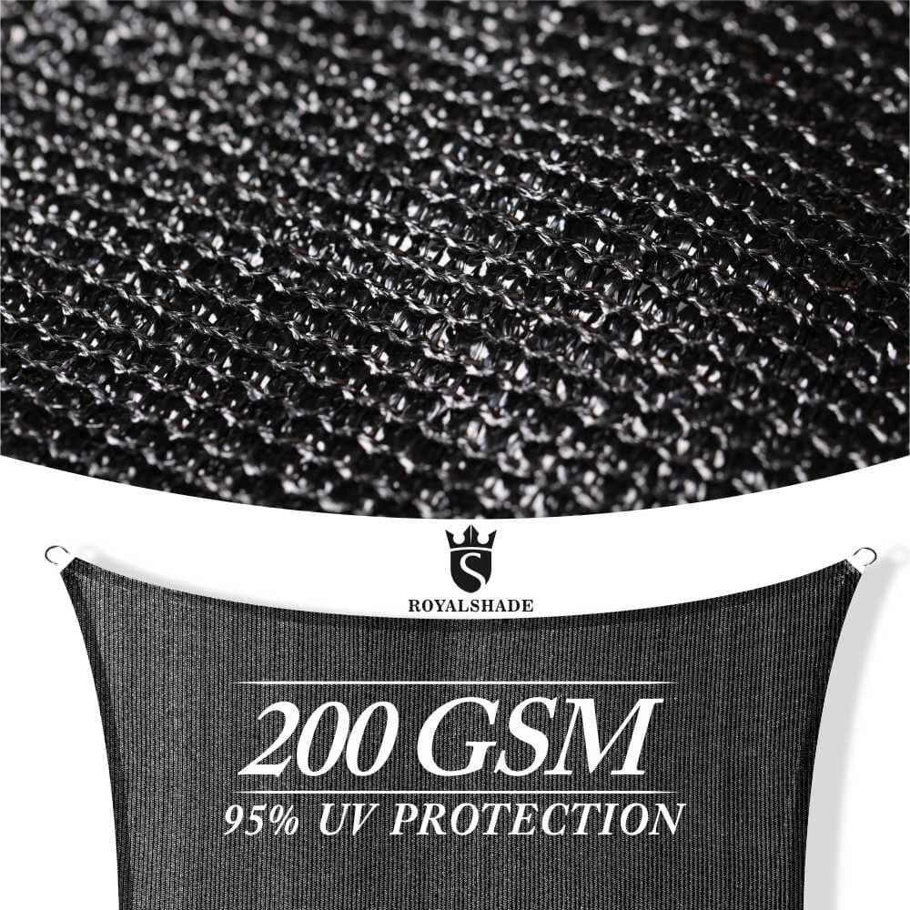 Square Sun Shade Sail Canopy, Commercial Grade, 4 Sizes, 8 Colors ...