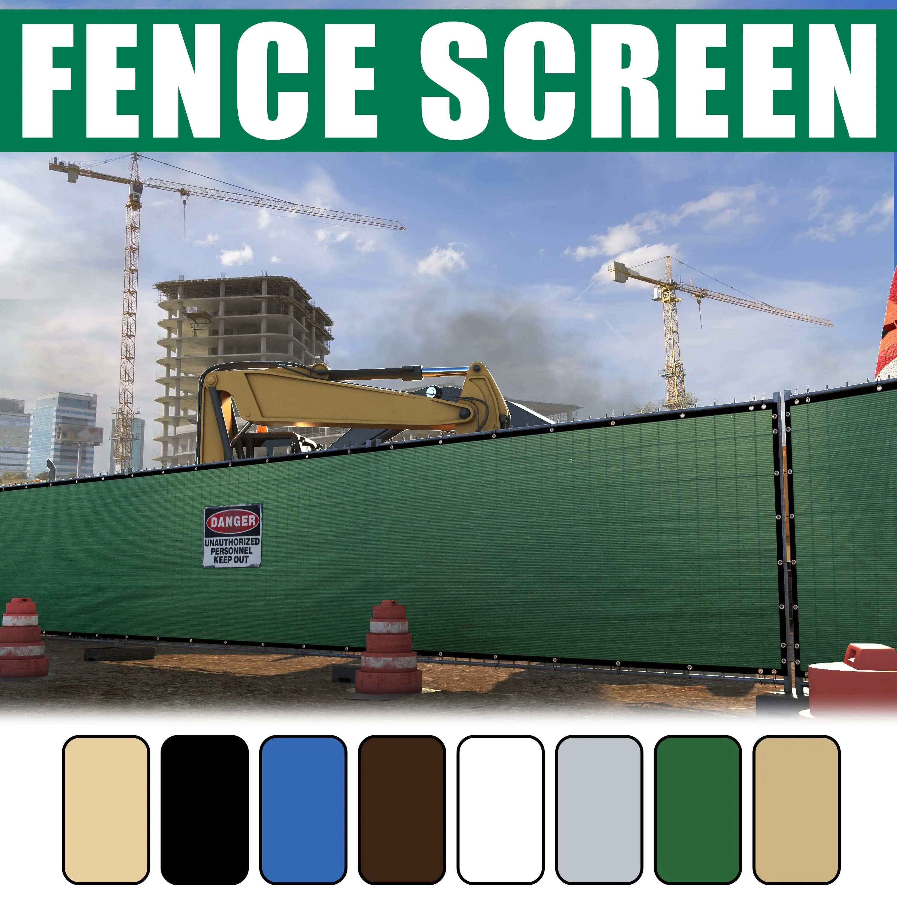 Privacy Fence Screen Cover Sample | Standard – Royal Shade USA