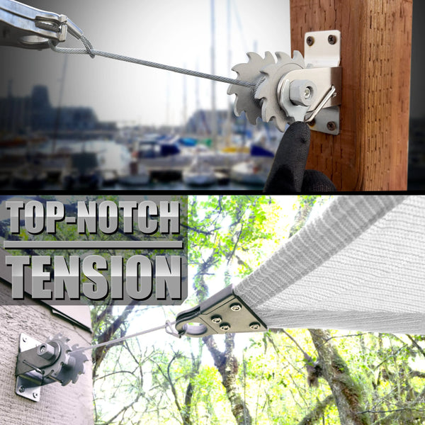 Sun Shade Sail Winch Installation Hardware Kit – Royal Shade USA